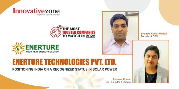 ENERTURE TECHNOLOGIES PVT. LTD. | Innovative Zone Magazine